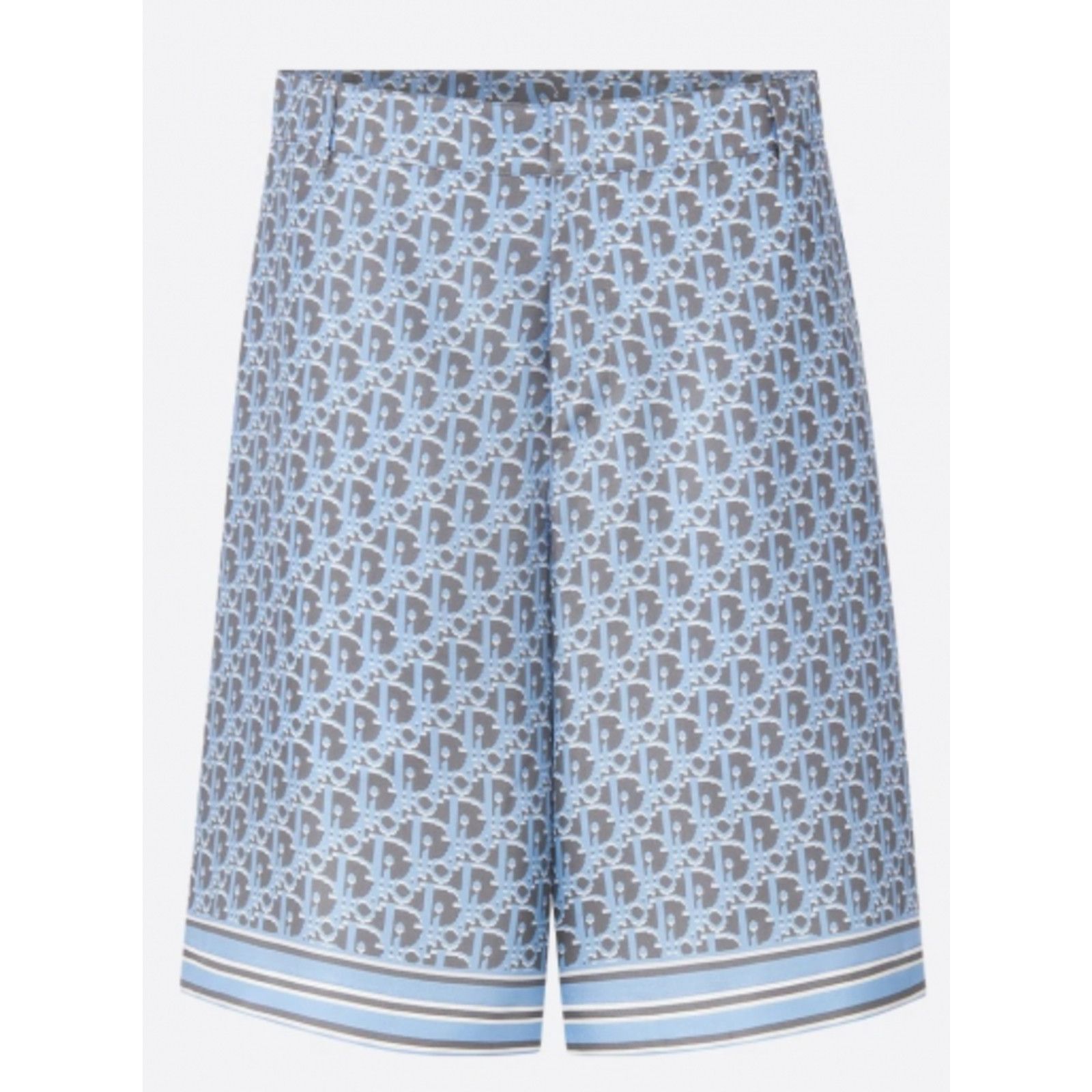 Dior Dior Oblique Logo Silk Short Grey | Grailed