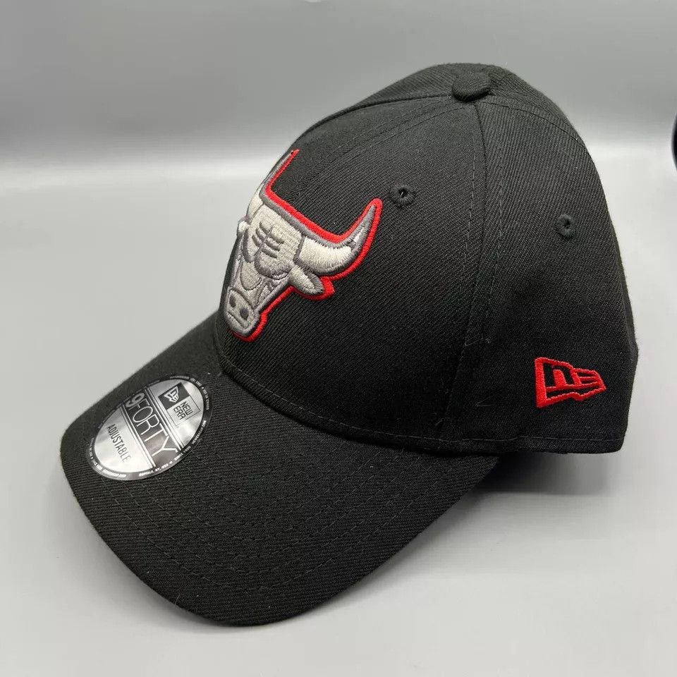 New Era Chicago Bulls Hat Men Black NBA Strap Back Cap New | Grailed