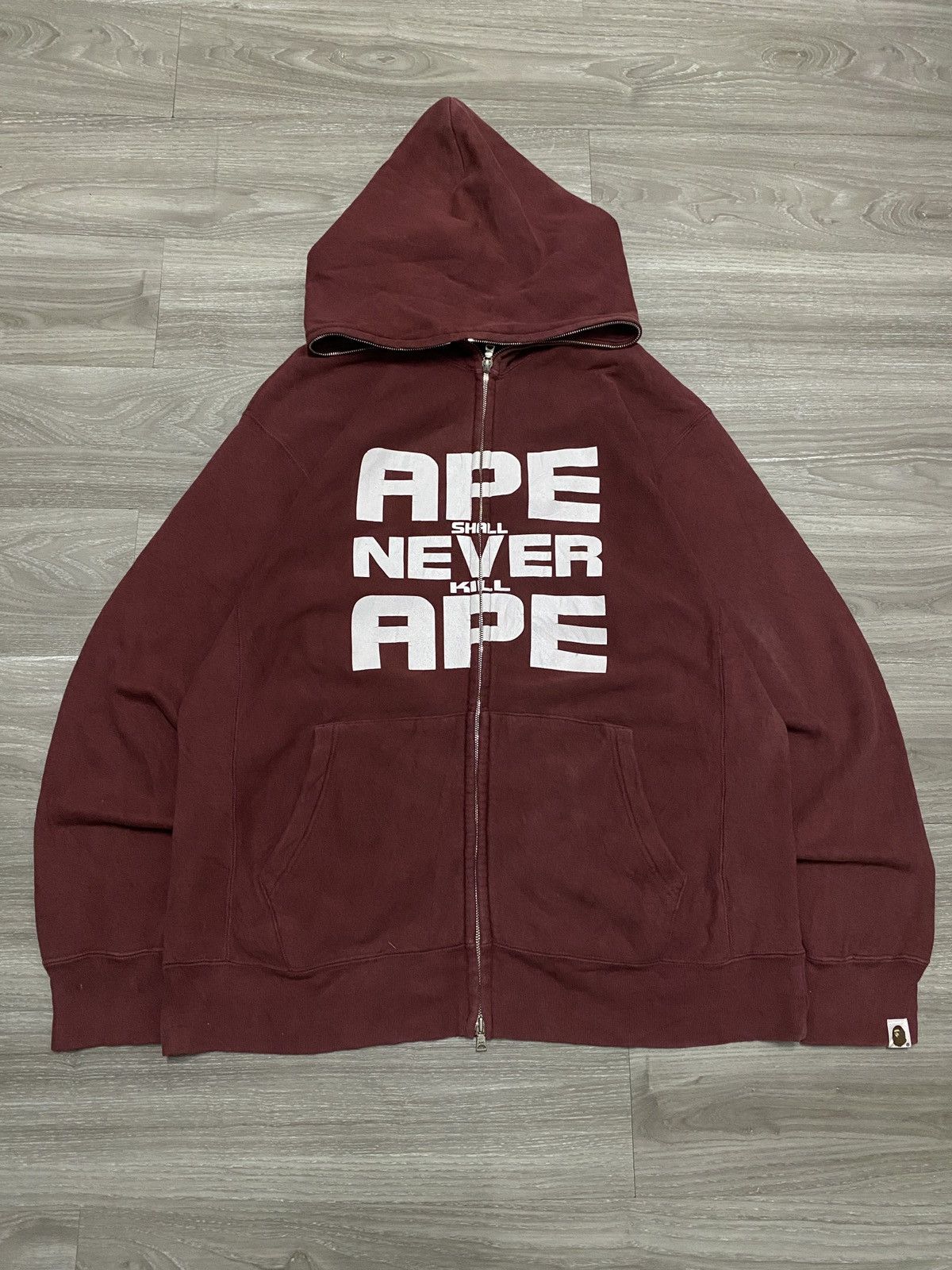 Bape NIGO ERA - BAPE SOLDIER APE SHALL NEVER KILL APE FULL ZIP | Grailed