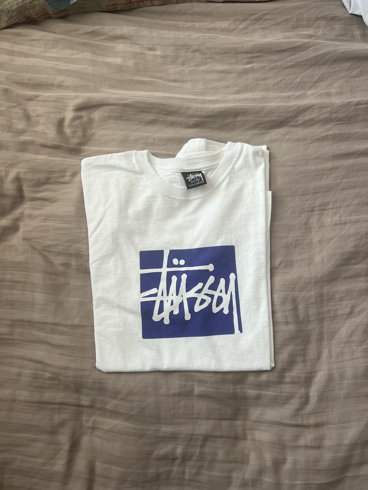 Stussy Stussy Purple Box Logo Shirt | Grailed