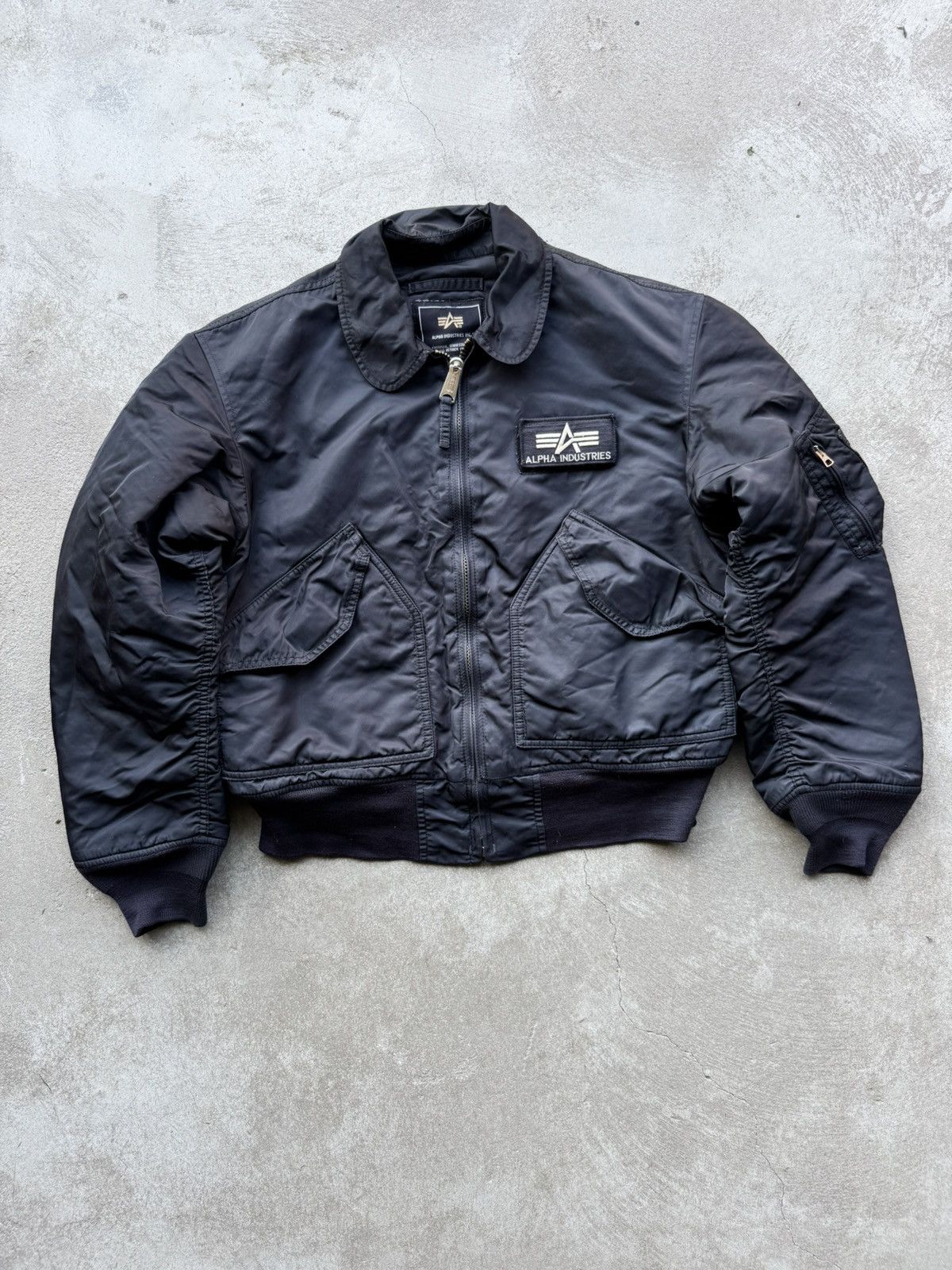 Alpha Industries × Vintage Alpha Industries Ma1 Flyer Bomber Jacket like Vetaments | Grailed