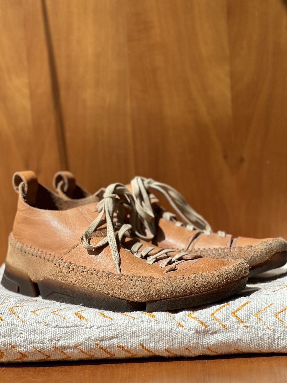 Clarks Clarks Made in Italy Trigenic Flex Vegetable Tanned Sneaker ...