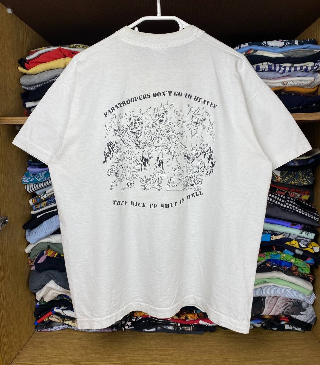 Vintage Vintage Rat Pit Aldershot 90s Paratroopers Graphic Tee | Grailed