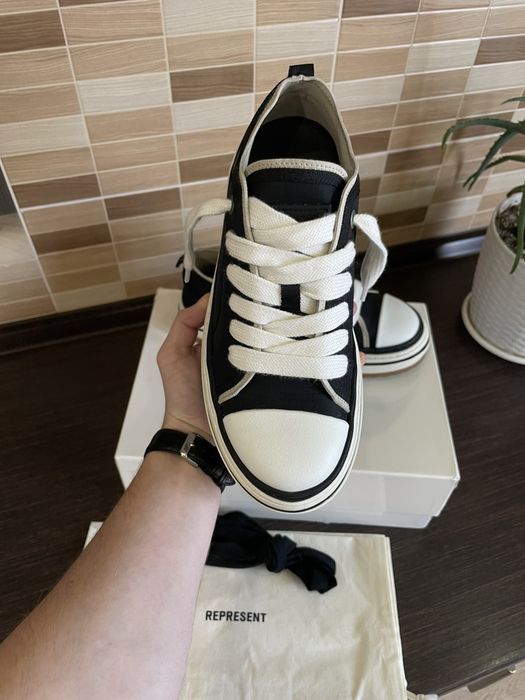 Represent Clo. Represent HTN X LOW Sneakers Black | Grailed