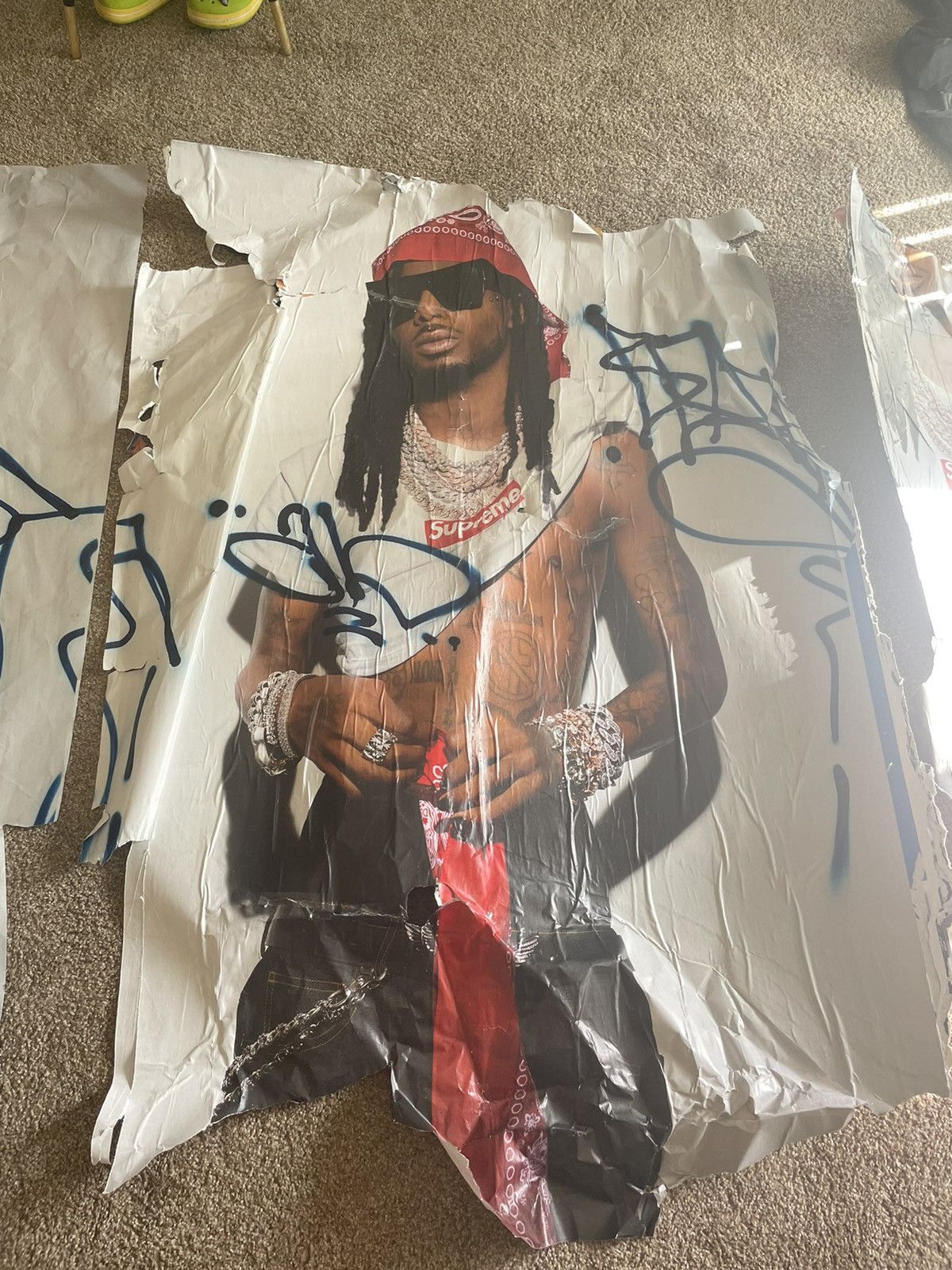 Supreme PLAYBOI CARTI SUPREME PROMO POSTER | Grailed