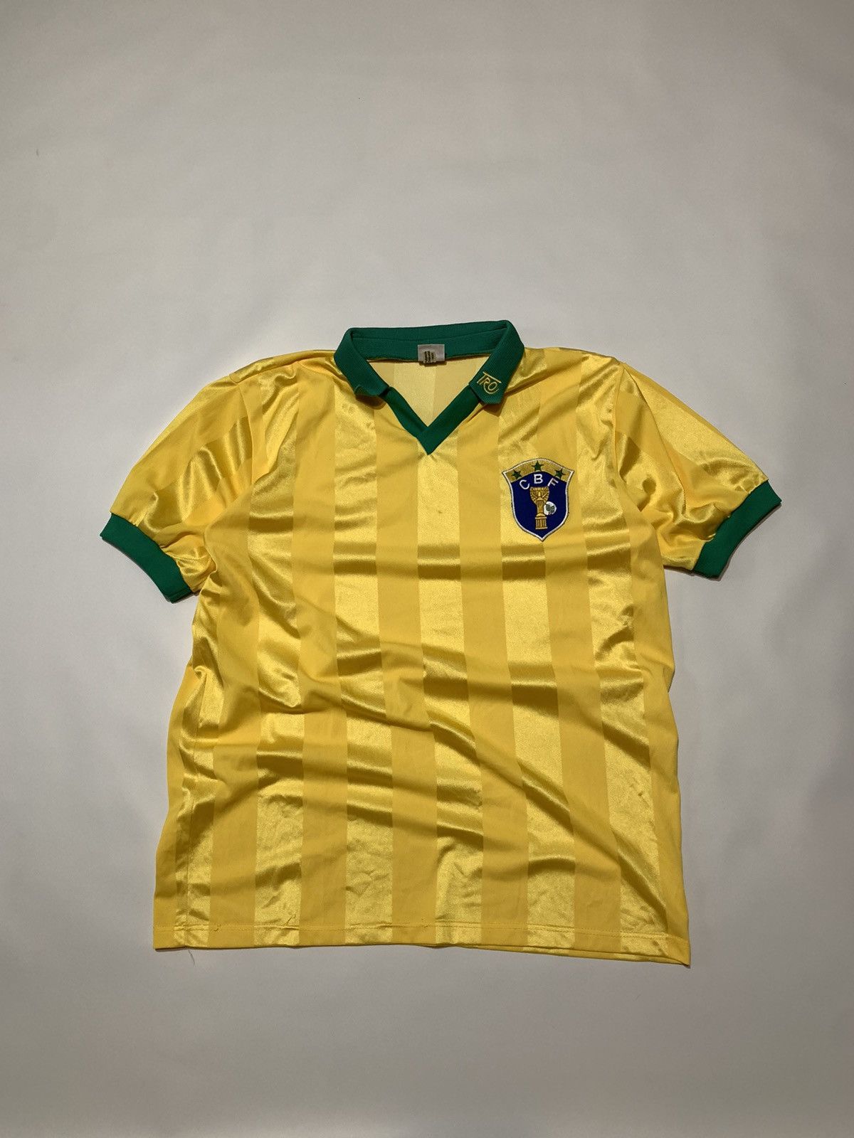Soccer Jersey × Streetwear × Vintage Crazy vintage Brazil jersey 90s ...