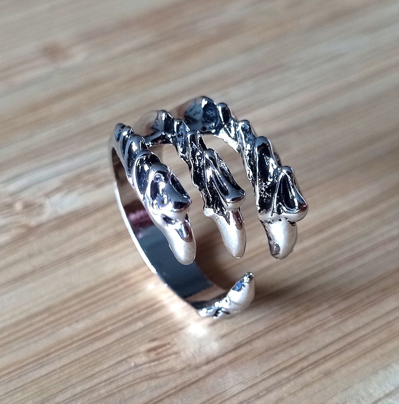 Designer × Japanese Brand × Vintage Stunning Shine Punk Goth Claw ...