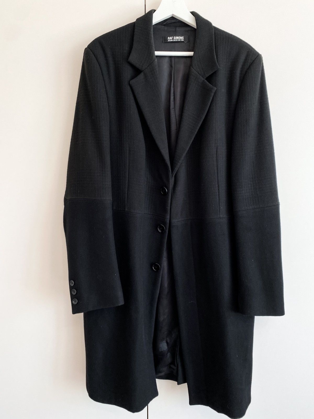 Raf Simons AW’07 Wool Patchwork Heavy Coat by Raf Simons | Grailed