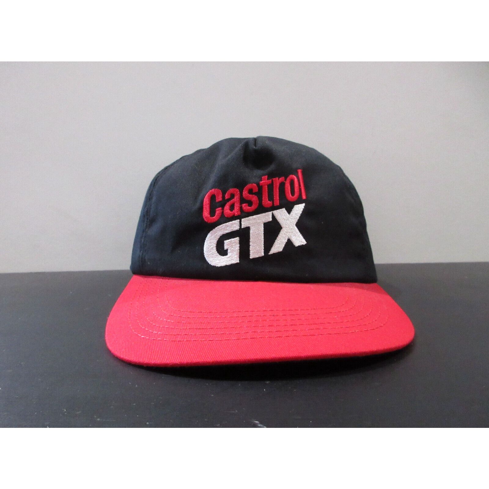 NASCAR VINTAGE Nascar Hat Cap Snap Back Black Red Castrol GTX Racing ...