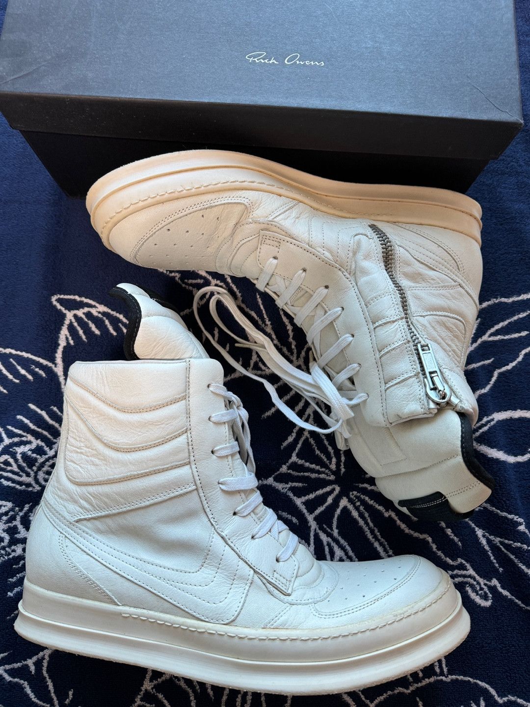 Rick Owens × Rick Owens Drkshdw Rick Owens Classic Dunks OG Sneakers ...
