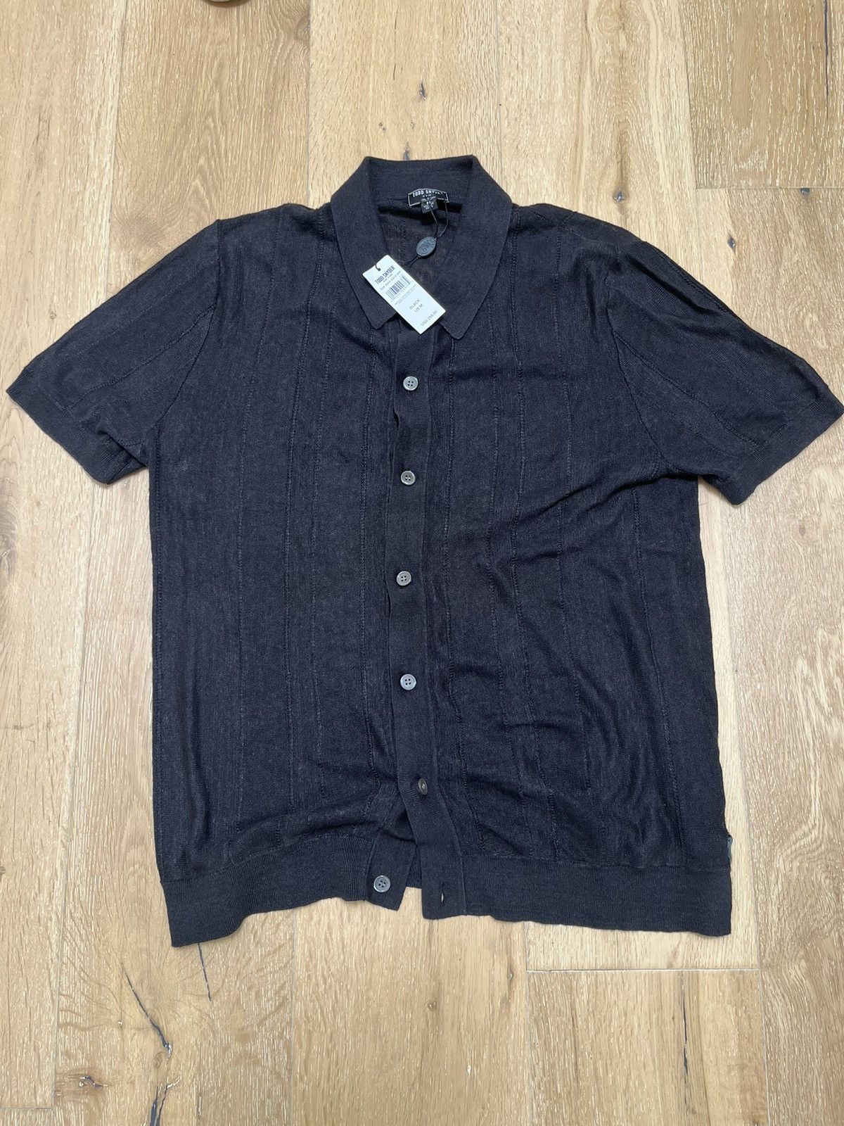 Todd Snyder Todd Snyder Linen Cotton Textured Full Placket Polo | Grailed
