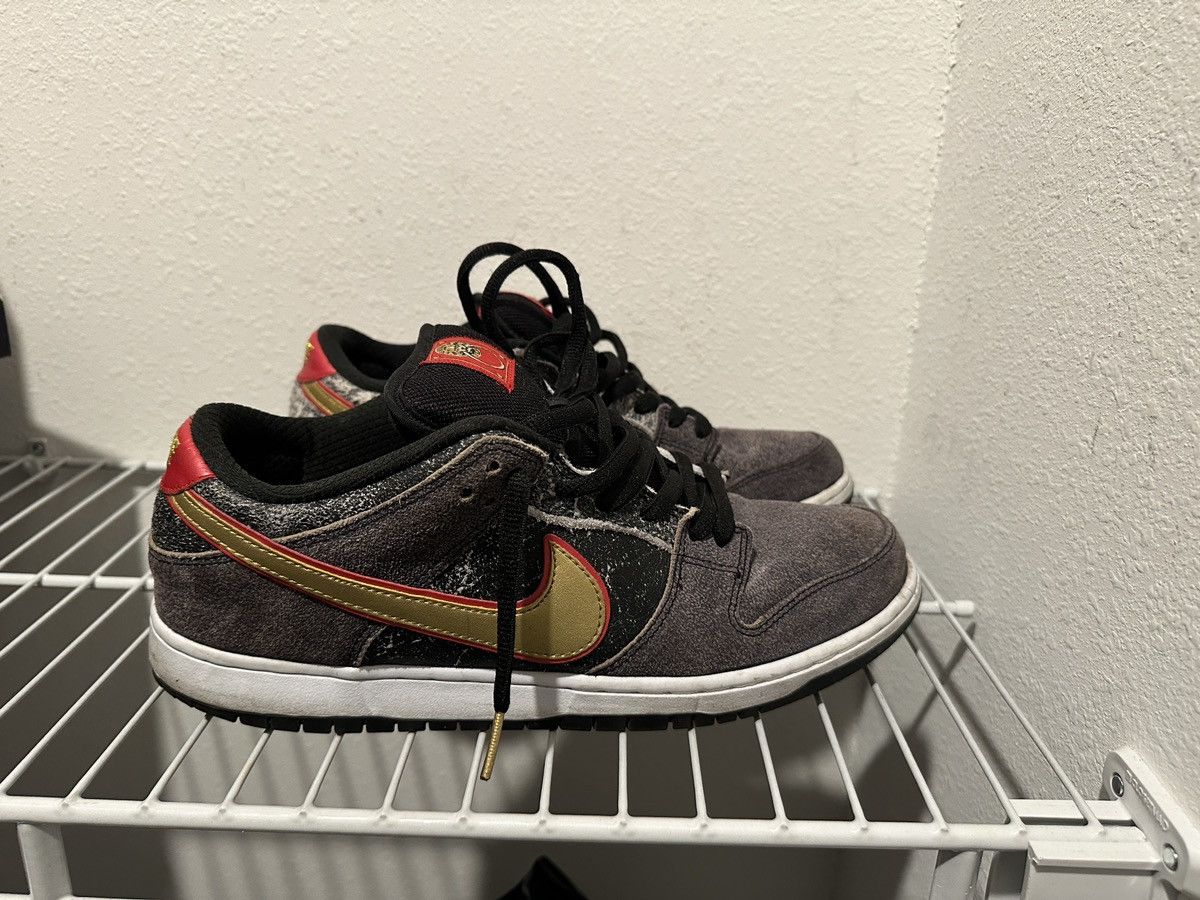 Nike Nike SB Dunk Low Beijing Metallic Gold | Grailed