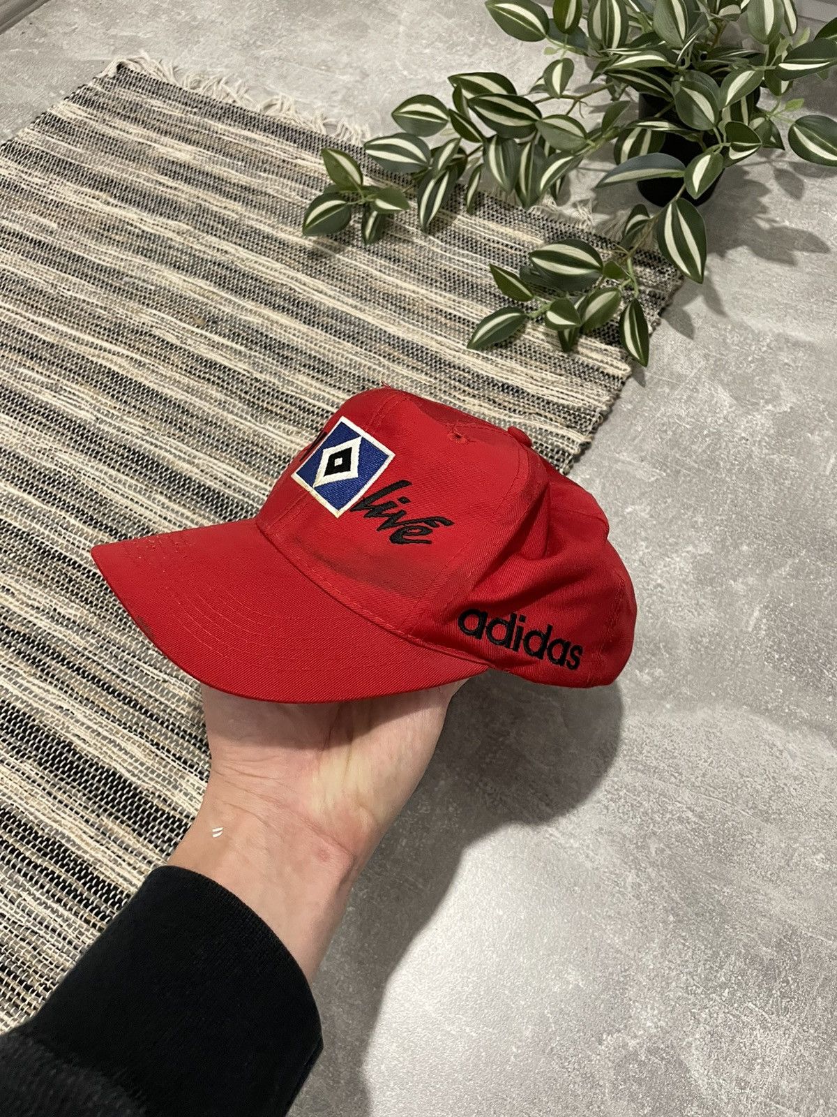 Adidas × Streetwear × Vintage HSV 90s ADIDAS JERSEY CAP HAT 80s ...