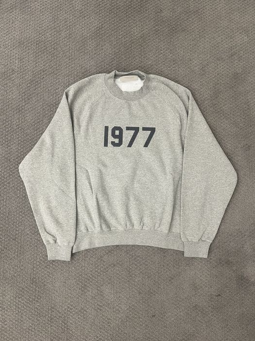 Fear of God Fear of God Essential Crewneck Dark Oatmeal 1977 | Grailed