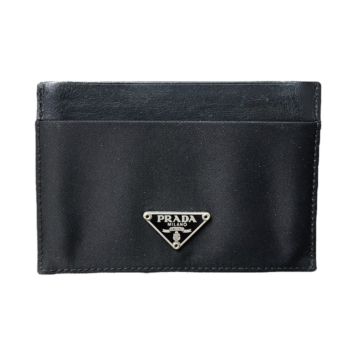 Prada Prada Nylon Badge Card Holder Wallet | Grailed