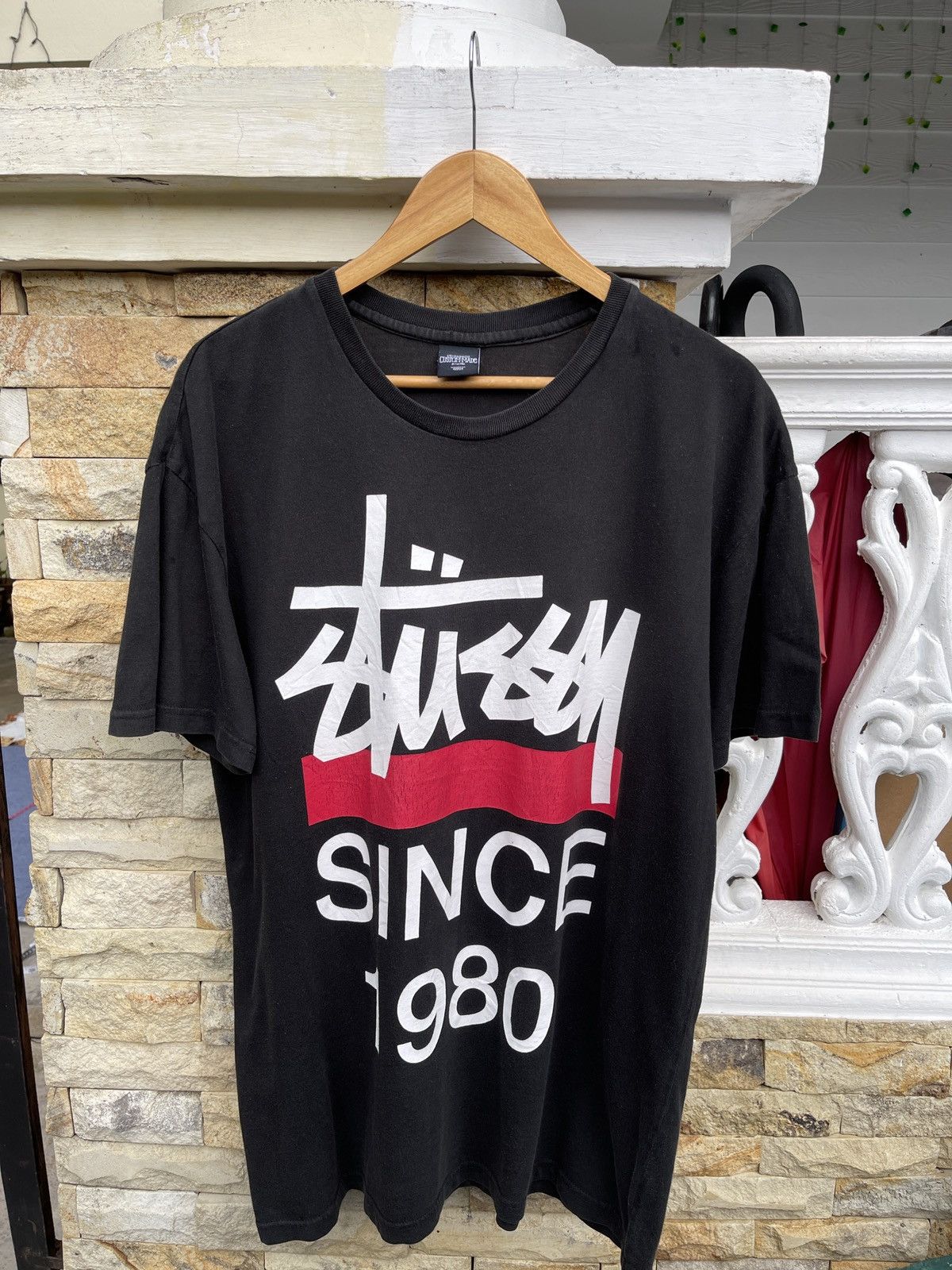 Streetwear × Stussy × Vintage 🔥Rare🔥Vintage STUSSY Since 1980 T Black Tee | Grailed