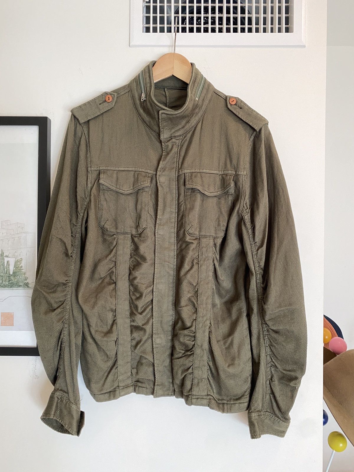 Vintage Military Green Jacket | Grailed