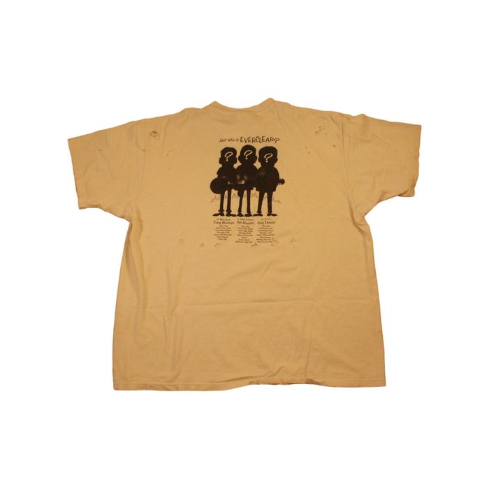 Vintage Vintage 1996 Nice Man Everclear Band Tee Shirt White Men's 9 ...