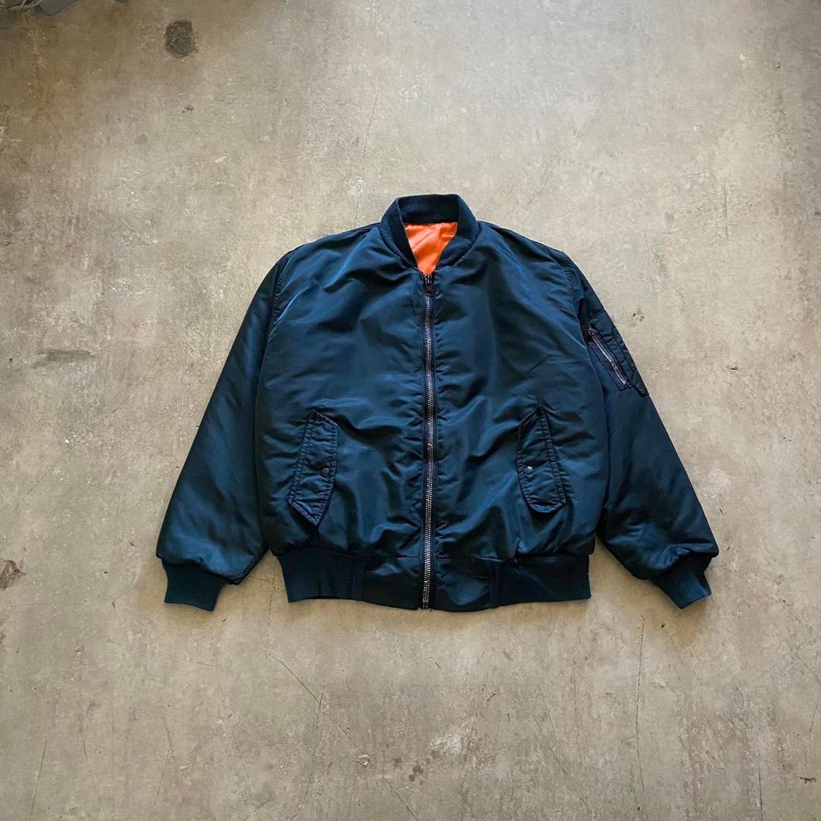 Vintage 90s 2000s Vintage MA-1 Bomber Jacket Fostex Type | Grailed