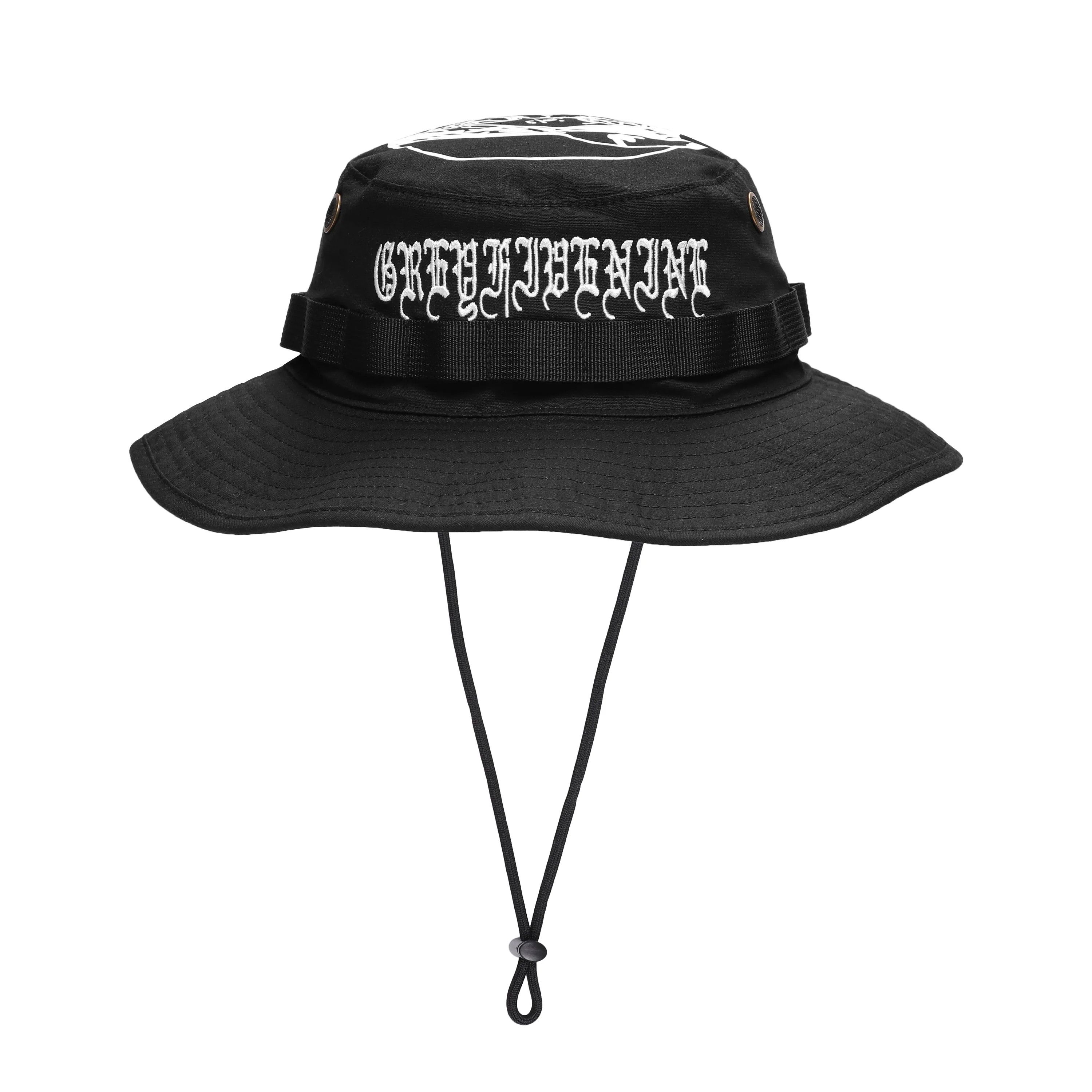G59 Records × Pouya & $uicideboy$ Merch G59 SUICIDEBOYS $B OG LOGO BOONIE CAP (BLACK) | Grailed
