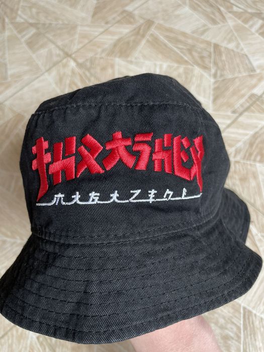 Thrasher Skate Thrasher Magazine Godzilla Big Logo Logo Bucket Hat ...