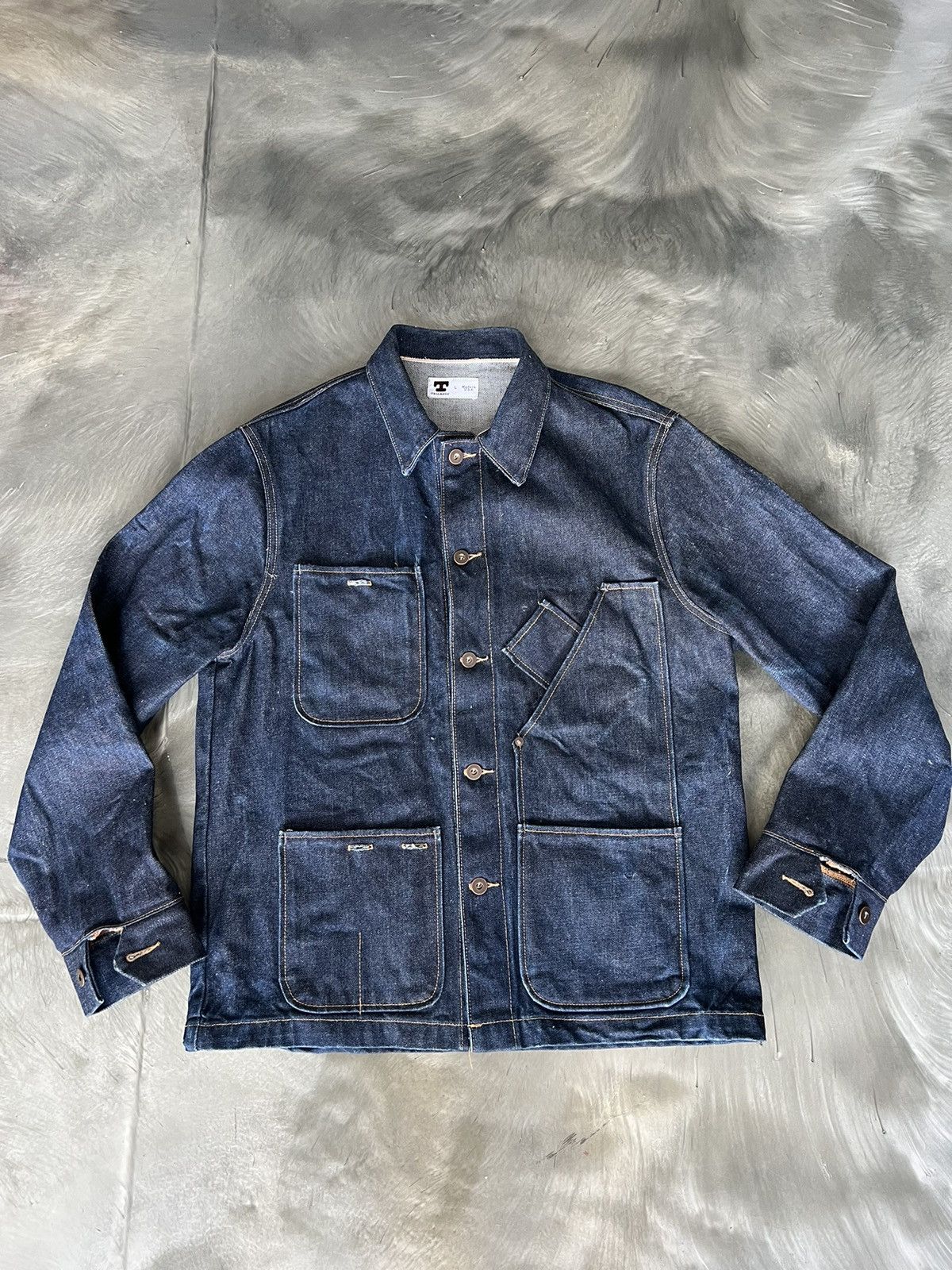 Tellason Tellason Multi-Pocket Selvage Denim Work Jacket | Grailed