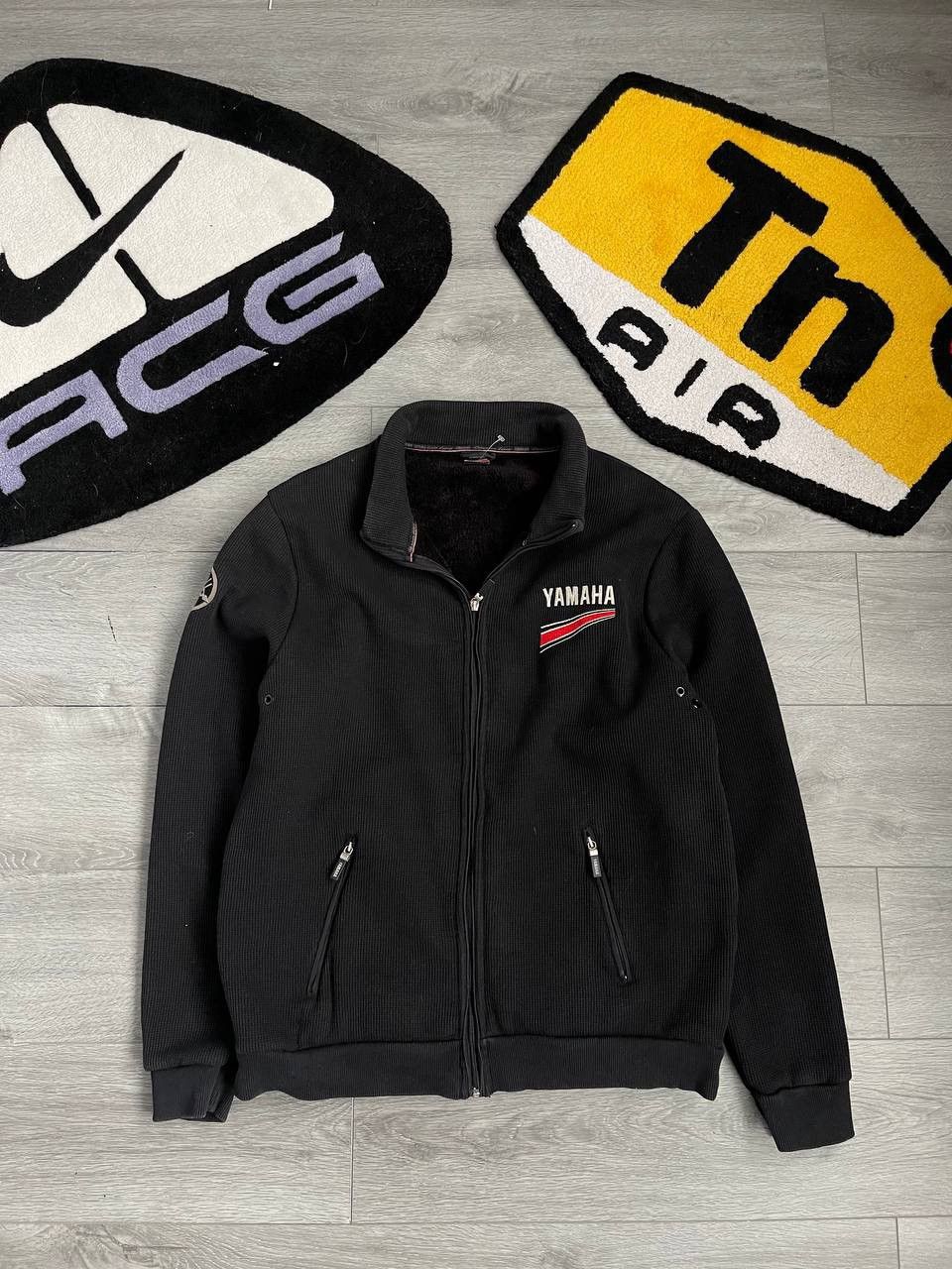 Vintage Mens Vintage Yamaha Racing Jacket fleece zip sweatshirt y2k ...