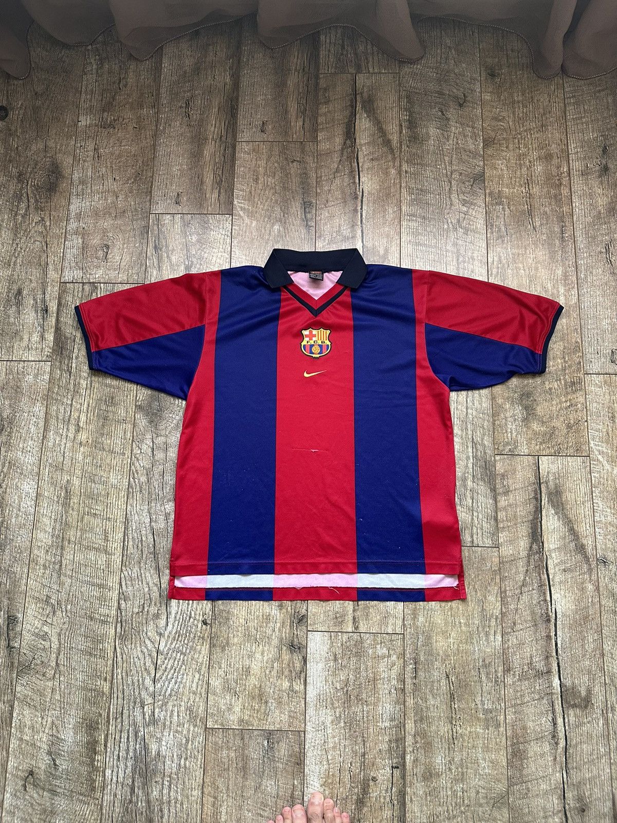 Nike × Soccer Jersey × Vintage 2000/01 Nike Barcelona FC Vintage ...
