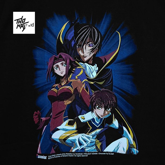 Vintage Rare Code Geass LELOUCH OF THE REBELLION Anime Fans Made | Grailed