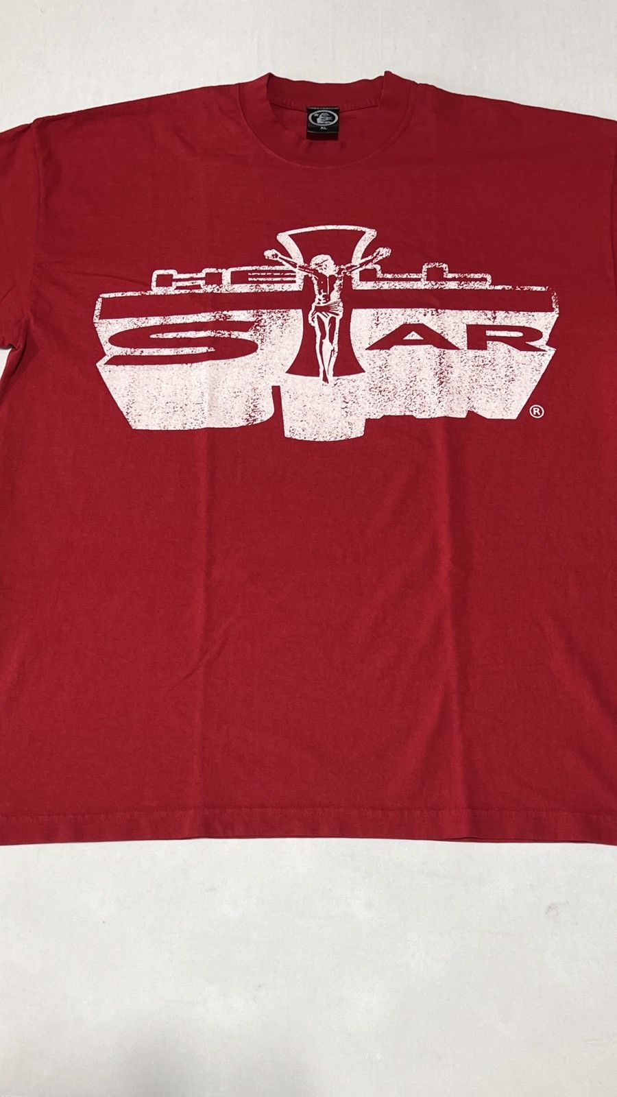 HELLSTAR Hellstar Cross Red Tee | Grailed