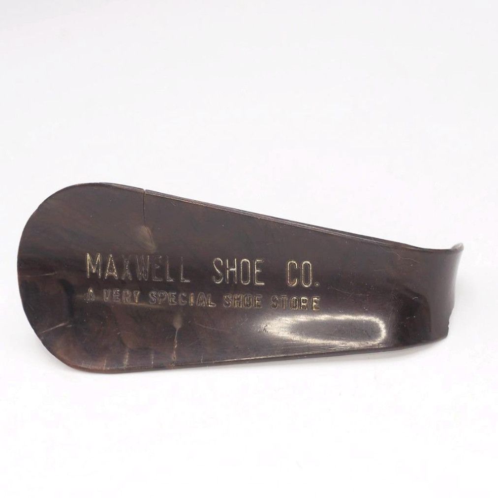 Vintage Maxwell Shoe Co. Plastic Pocket Shoe Horn Advertising | Grailed