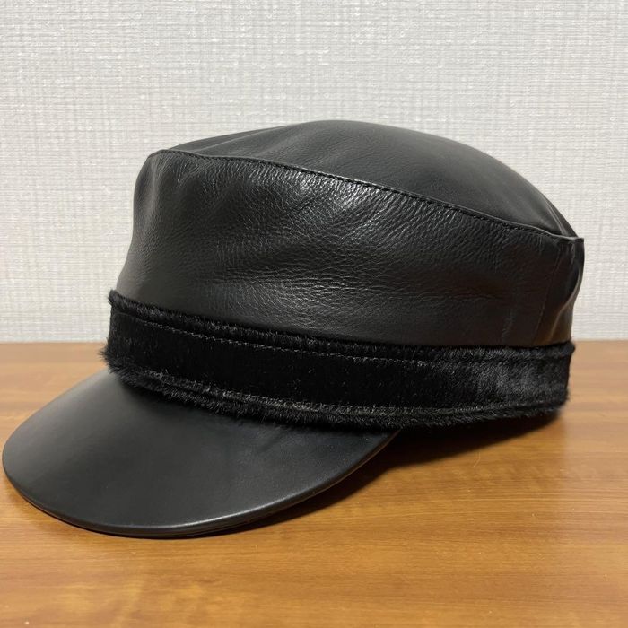 Chrome Hearts Chrome Hearts Gump Gunslinger Leather Casket Hat | Grailed