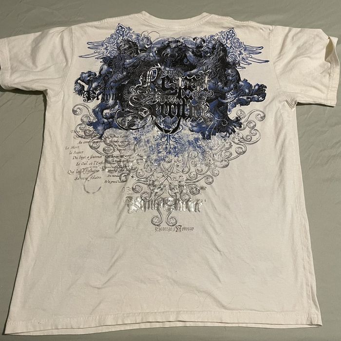 Vintage Affliction style graphic t shirt | Grailed