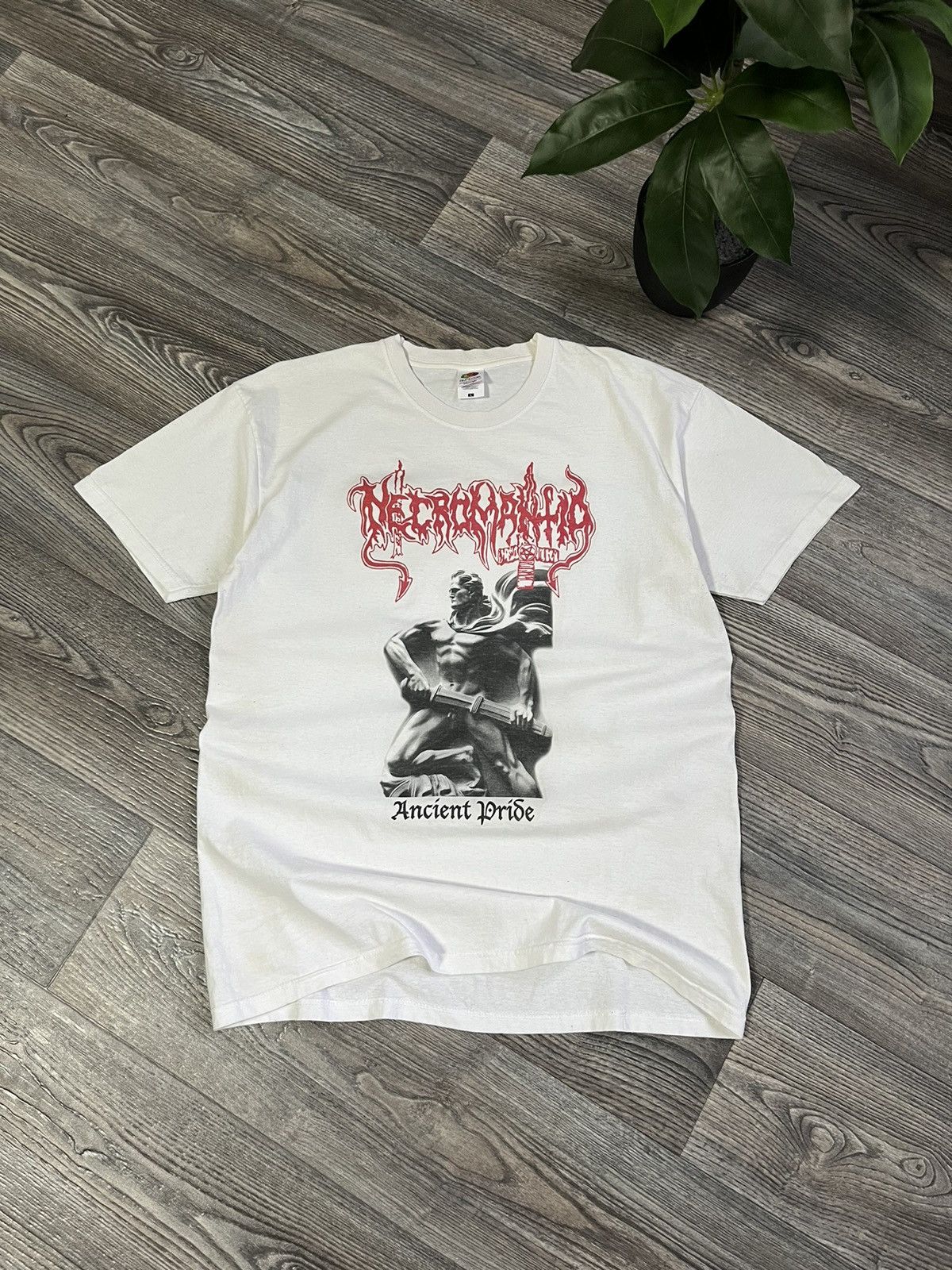 Band Tees × Vintage NECROMANTIA Y2K ANCIENT PRIDE HORROR TEE | Grailed