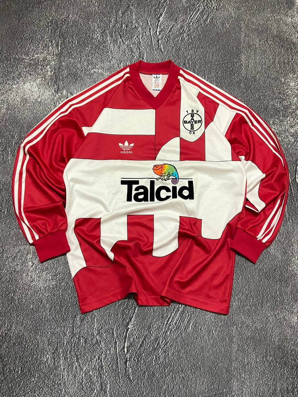 Adidas Vintage Adidas Bayer 04 Leverkusen 1992-1993 home jersey | Grailed