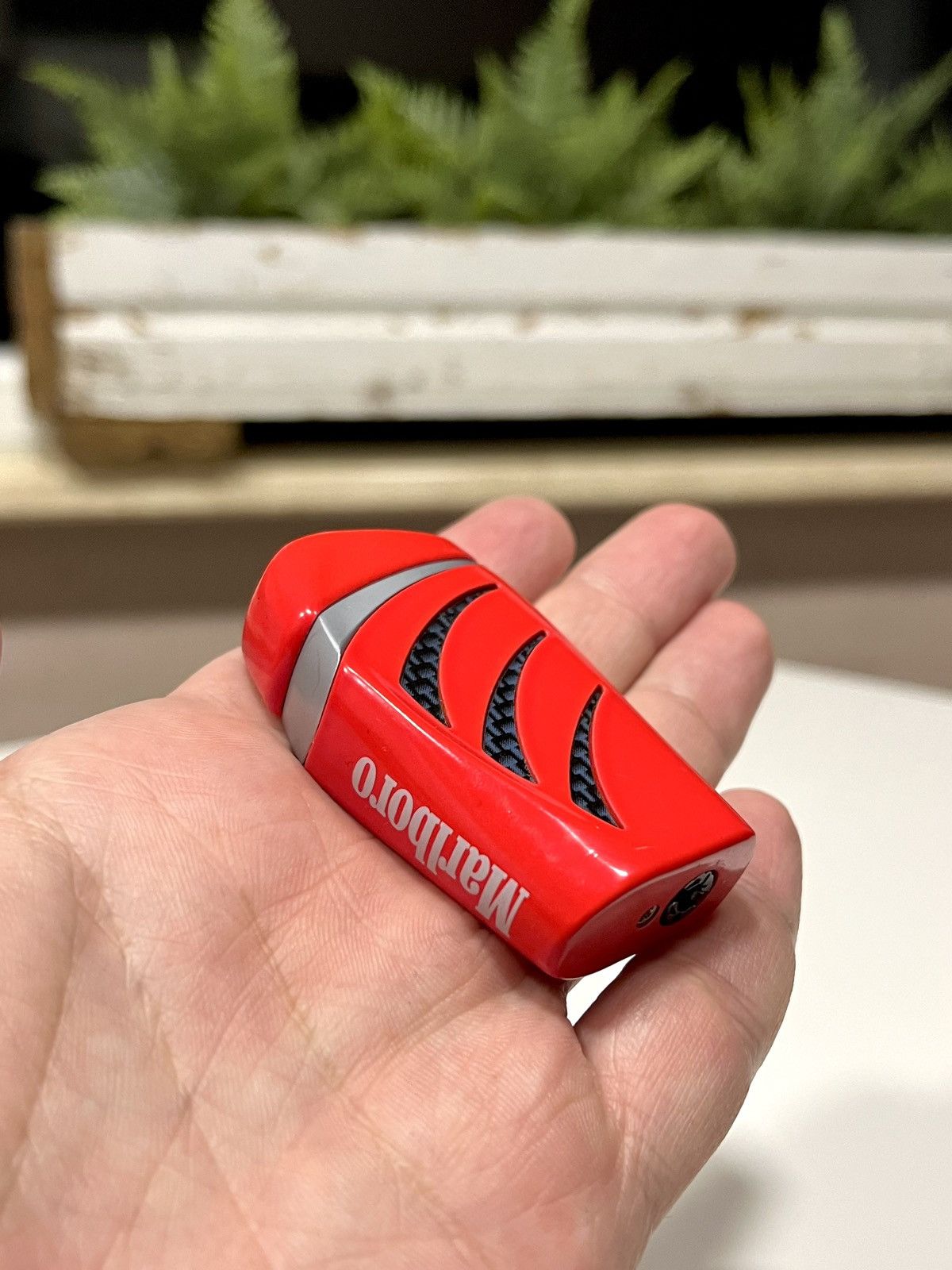 Japanese Brand × Marlboro × Vintage Y2K MARLBORO RED CARBON METAL PUNK ...
