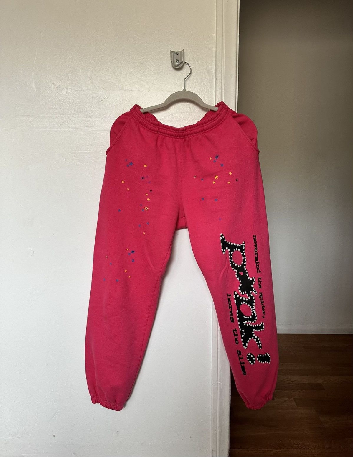 Spider Worldwide Pink Sp5der sweatpants | Grailed