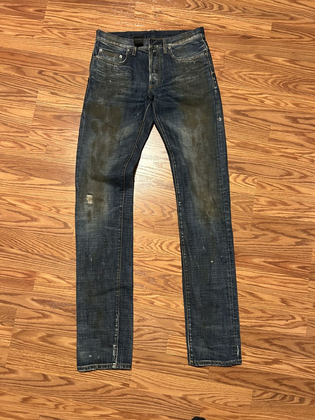 Dior × Hedi Slimane × Kris Van Assche Dior Homme AW11 Rail Rack jeans ...