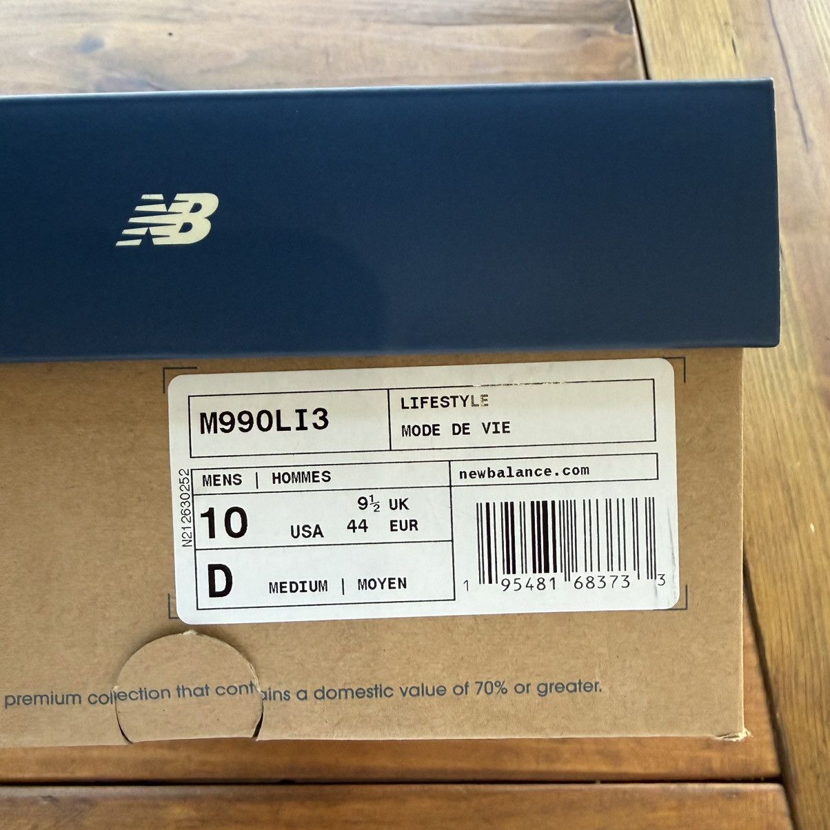 Levi's × New Balance Levi's x New Balance Men's 990v3 Made In USA ...
