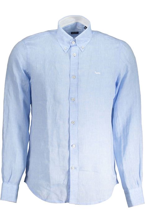 Harmont & Blaine Harmont & Blaine Light Blue Linen Shirt | Grailed