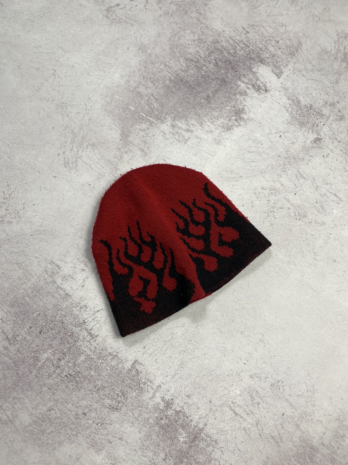 Vintage Vintage Y2K Fire Flames Rare Opium Beanie Hat | Grailed