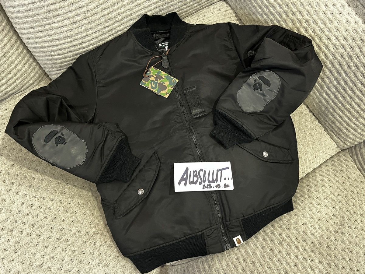 Bape × Mastermind Japan Bape x Mastermind Japan MA-1 Jacket | Grailed