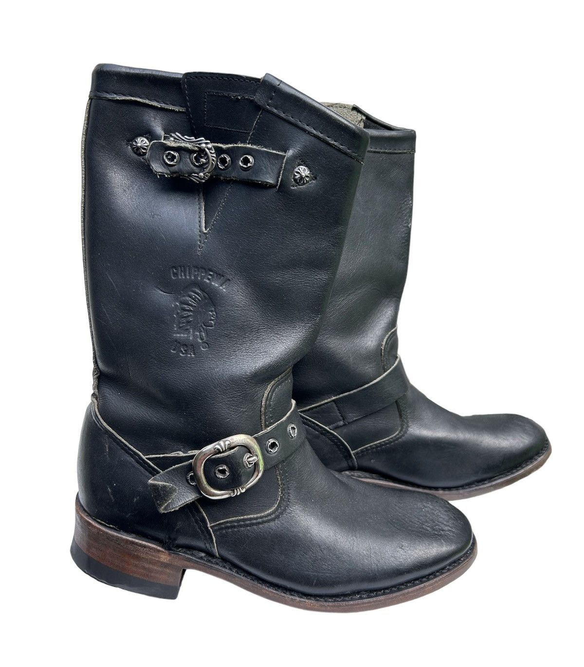 Chrome Hearts Chrome Hearts Engineer Boots 1990 | Grailed