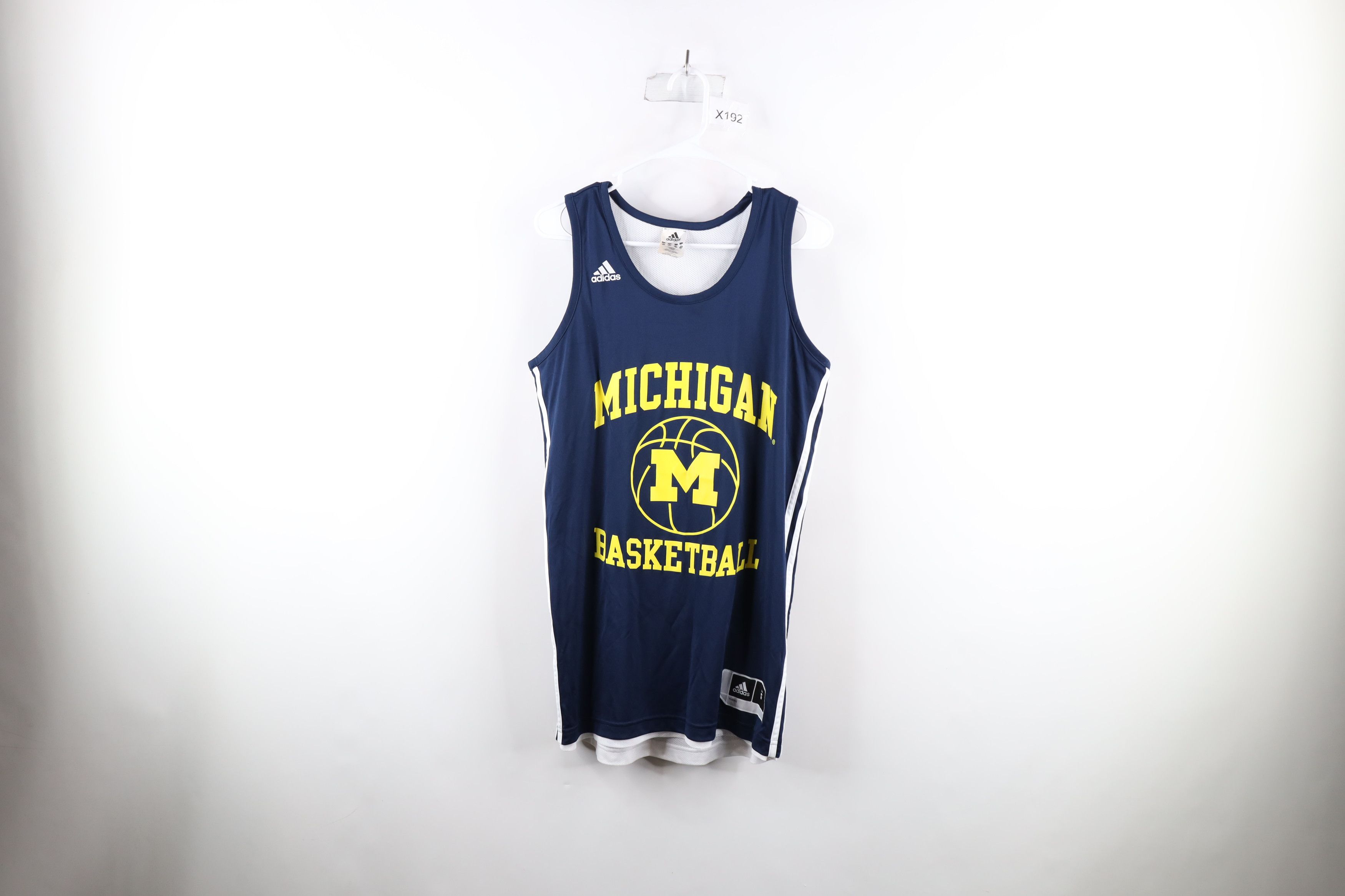 Adidas × Vintage New Adidas Reversible University Michigan Basketball ...