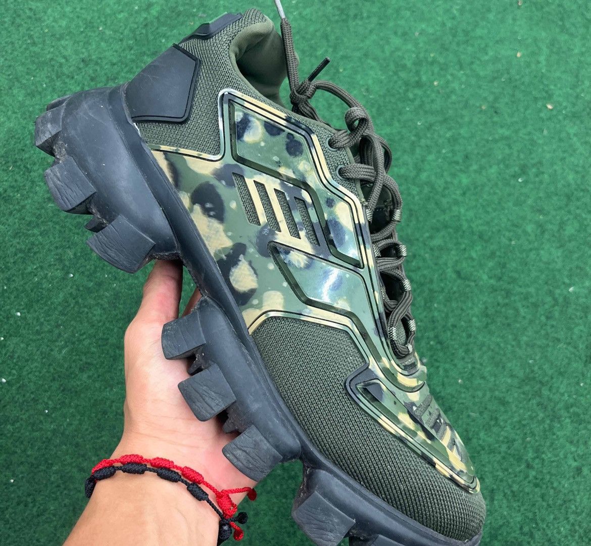 Prada Prada cloudburst Thunder’Green camo’ | Grailed