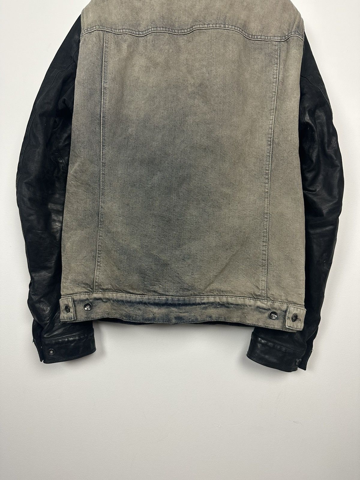 Rick Owens FW09 CRUST DRKSHDW Oiled Calf Sleeve Worker | Grailed