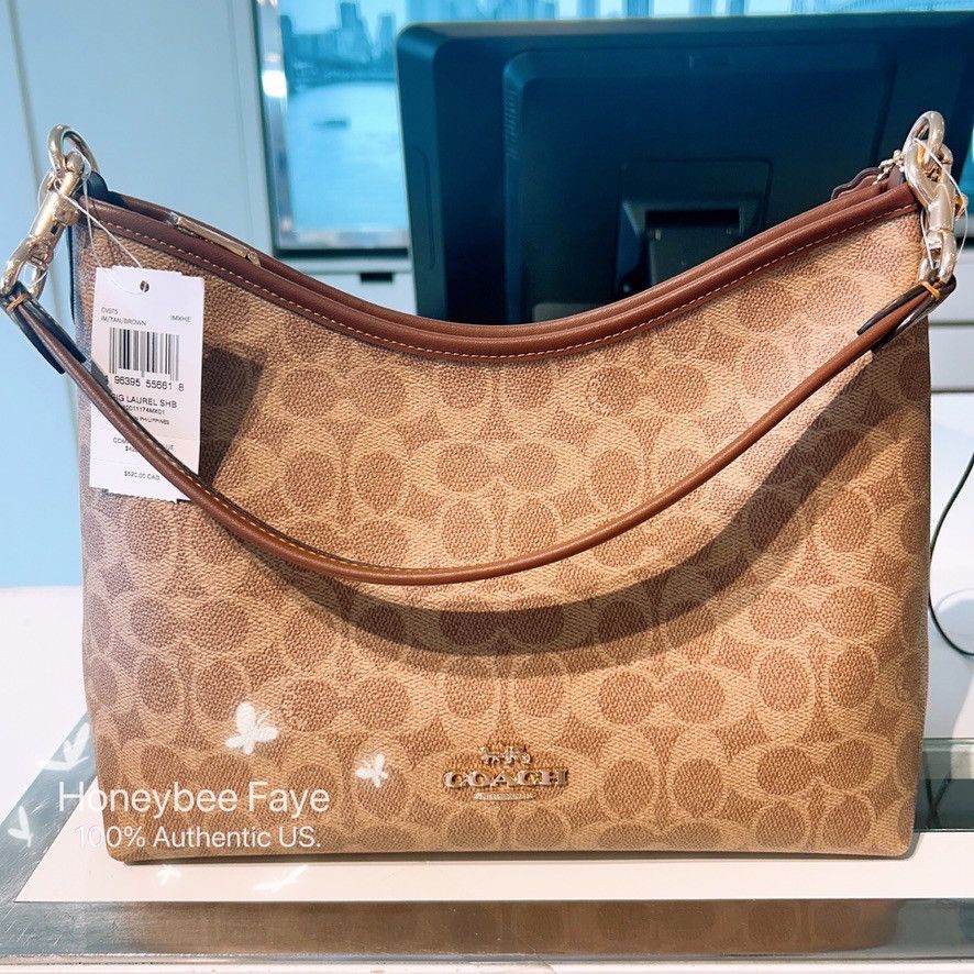 Coach Laurel Shoulder Bag In Signature Canvas CV975 | Grailed