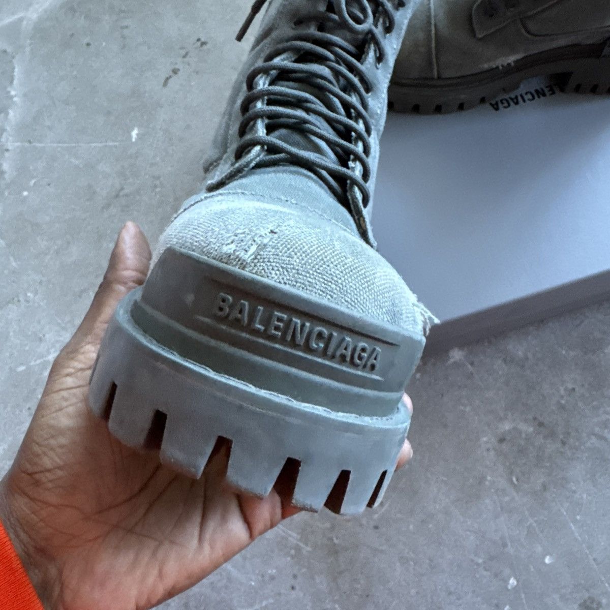 Balenciaga Balenciaga Strike Combat Boots | Grailed