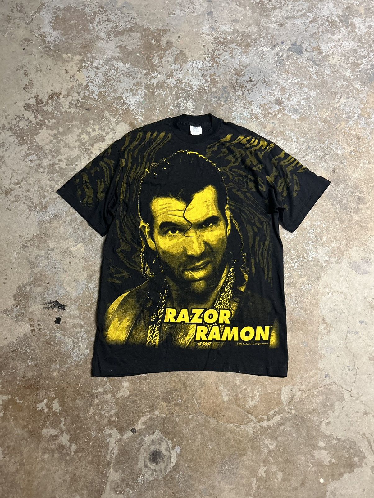 Vintage × WWE × WWF RARE Razor Ramon 1995 WWF Vintage T Shirt | Grailed