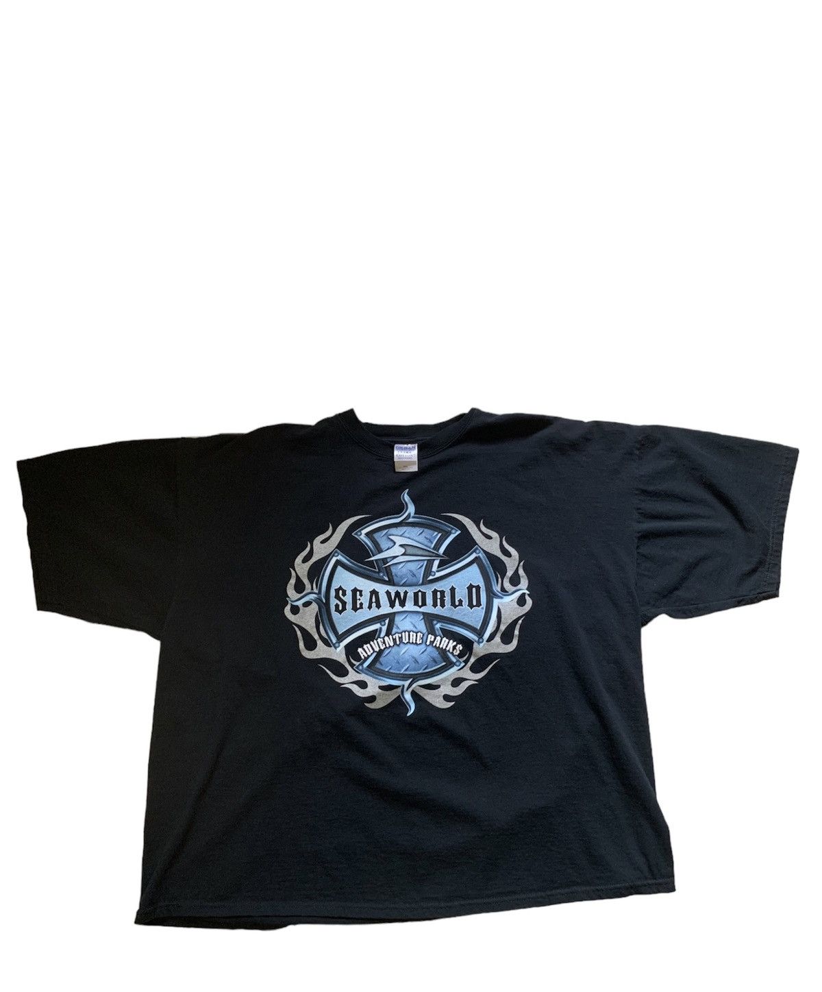 Vintage Vintage Seaworld West Coast Choppers bootleg Y2K T-shirt | Grailed